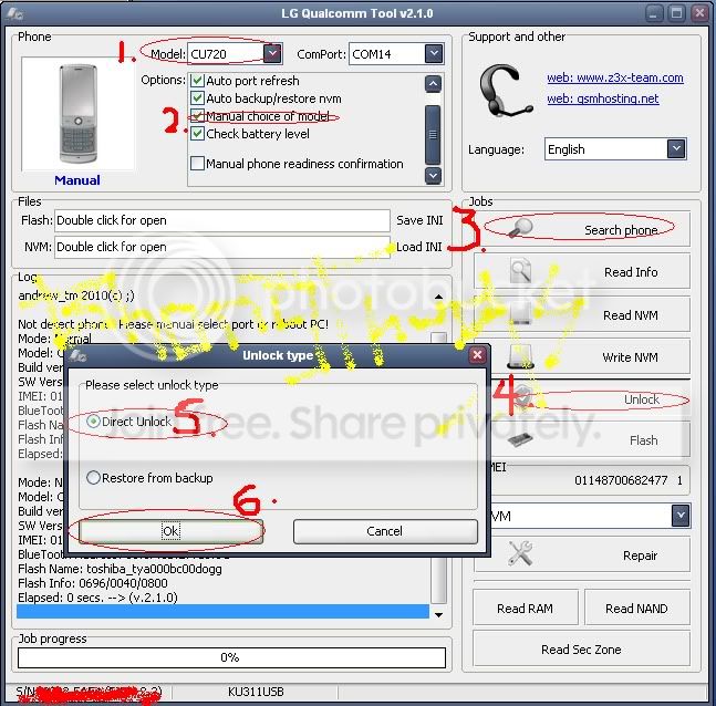 LG CU720 unlock done!!! by z3x.. | PinoyTechnician